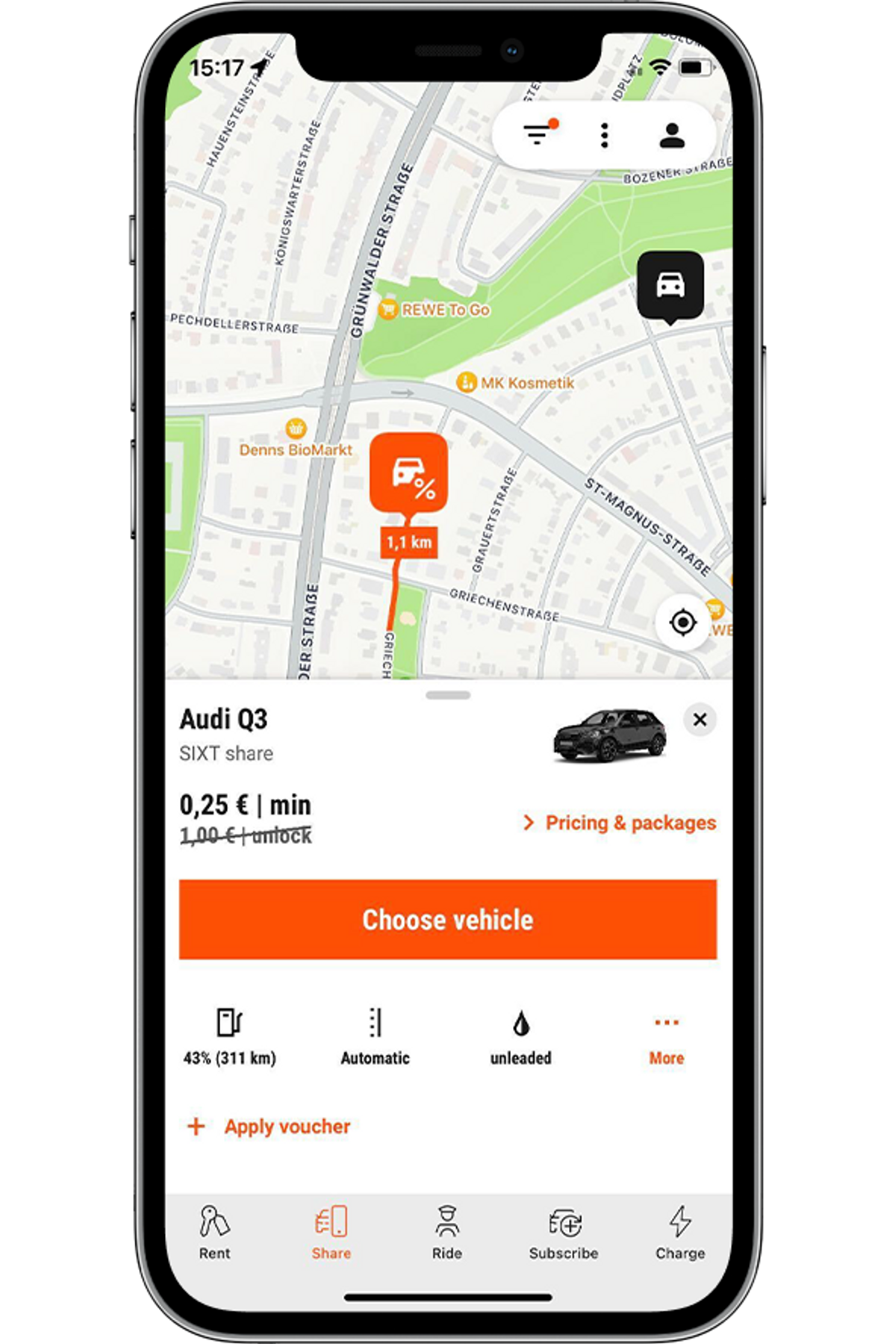SIXT share belohnt Sie für Ihre Treue!