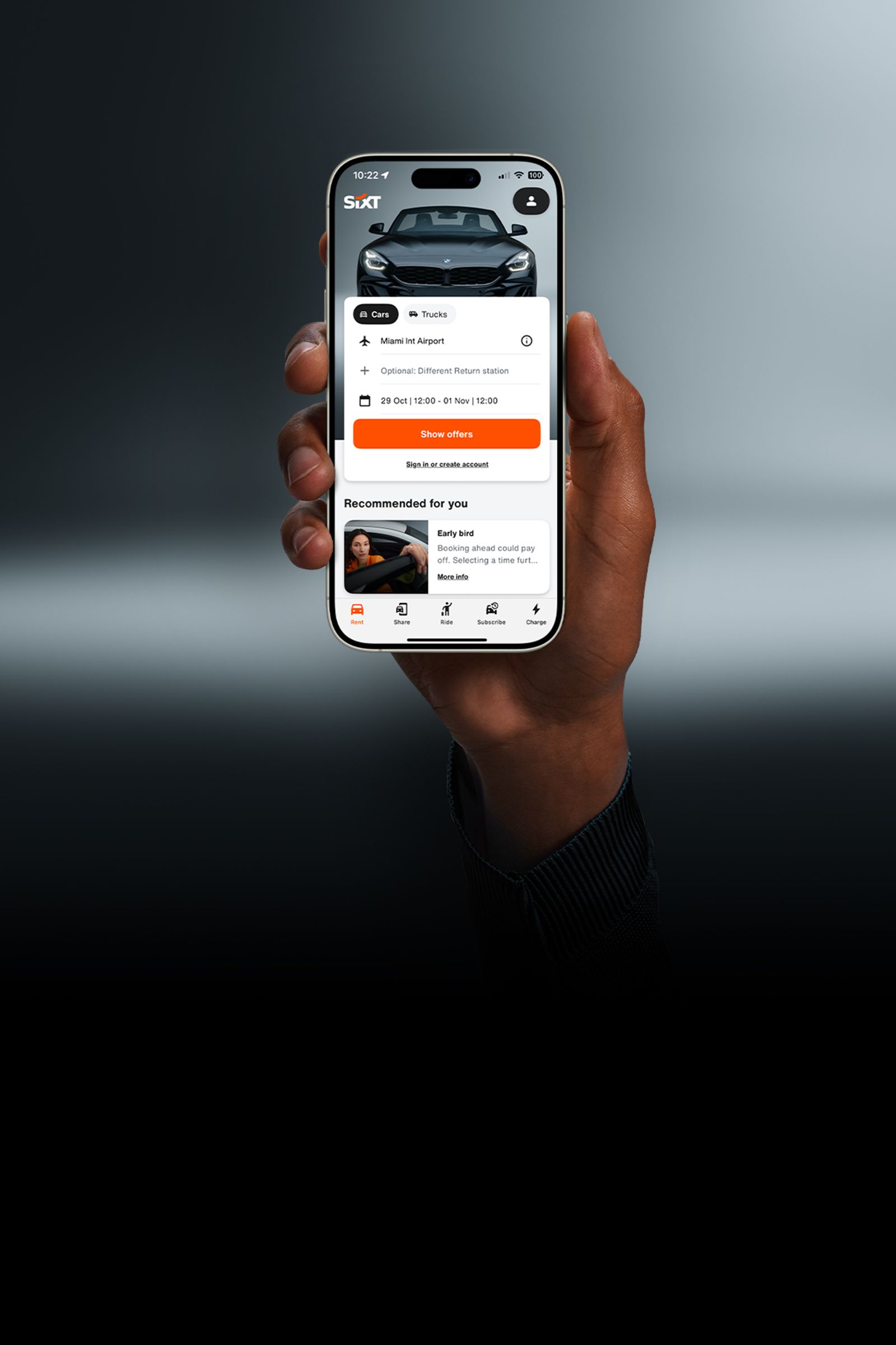 SIXT App | Rent. Share. Ride. Plus.