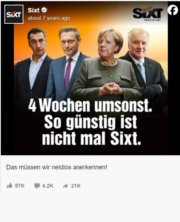 SIXT Werbung | Motive & Kampagnen
