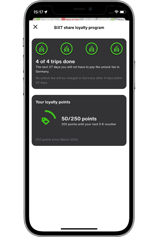 Loyalty Program | SIXT share