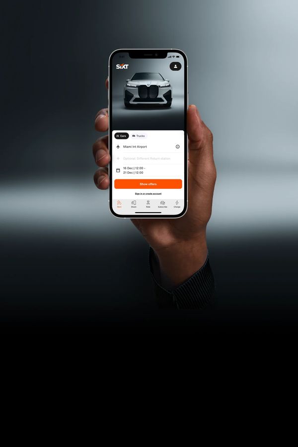 SIXT App | Rent. Share. Ride. Plus.