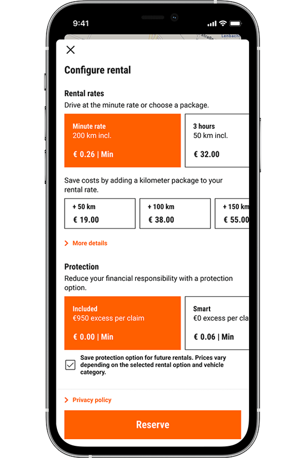 Car sharing in Germany & Netherlands | SIXT share