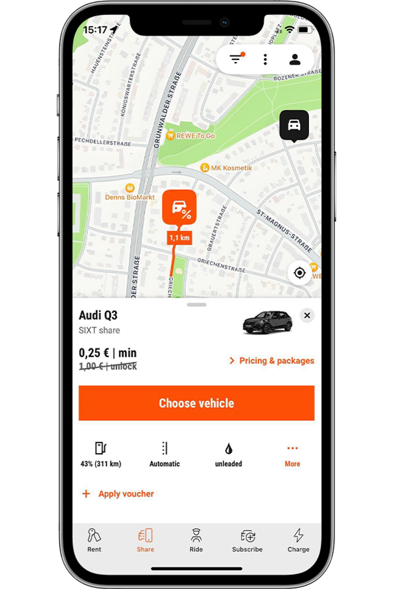 Loyalty Program | SIXT share