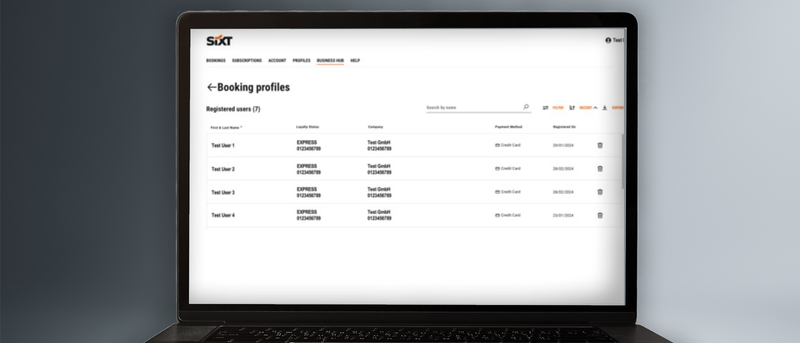 Effiziente Mobilität für Großkunden | SIXT business | CH